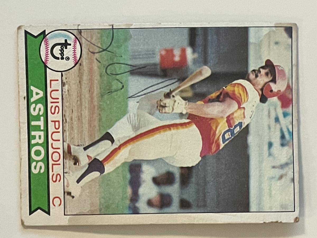 Houston Astros Luis Pujols 1979 Topps #139 signed trading card ...