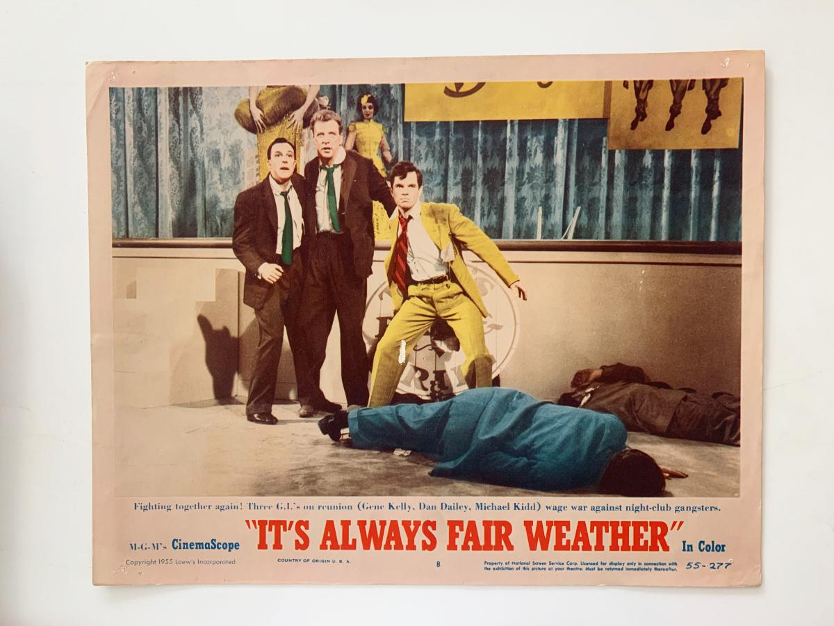 It's Always Fair Weather original 1955 vintage lobby card | EstateSales.org