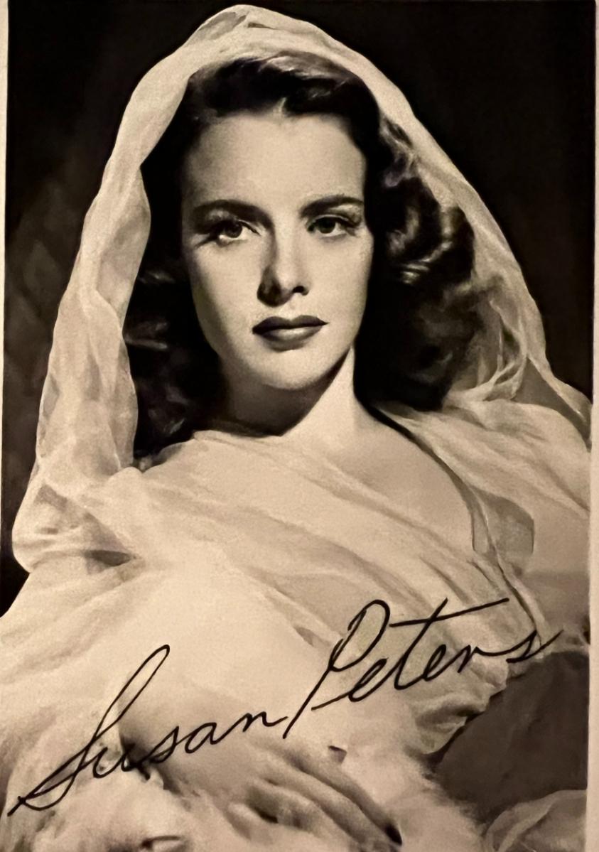 Susan Peters facsimile signed photo. 3x5 inches | EstateSales.org