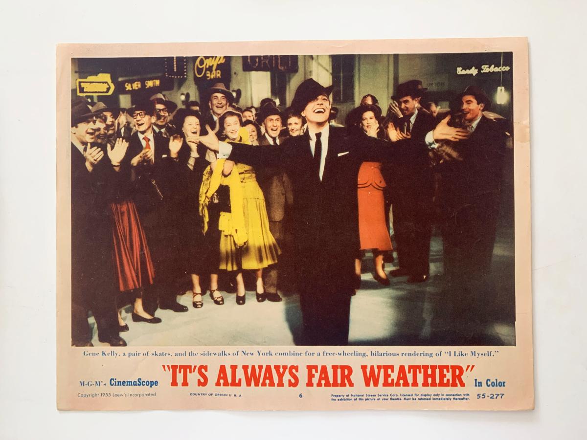 It's Always Fair Weather original 1955 vintage lobby card | EstateSales.org