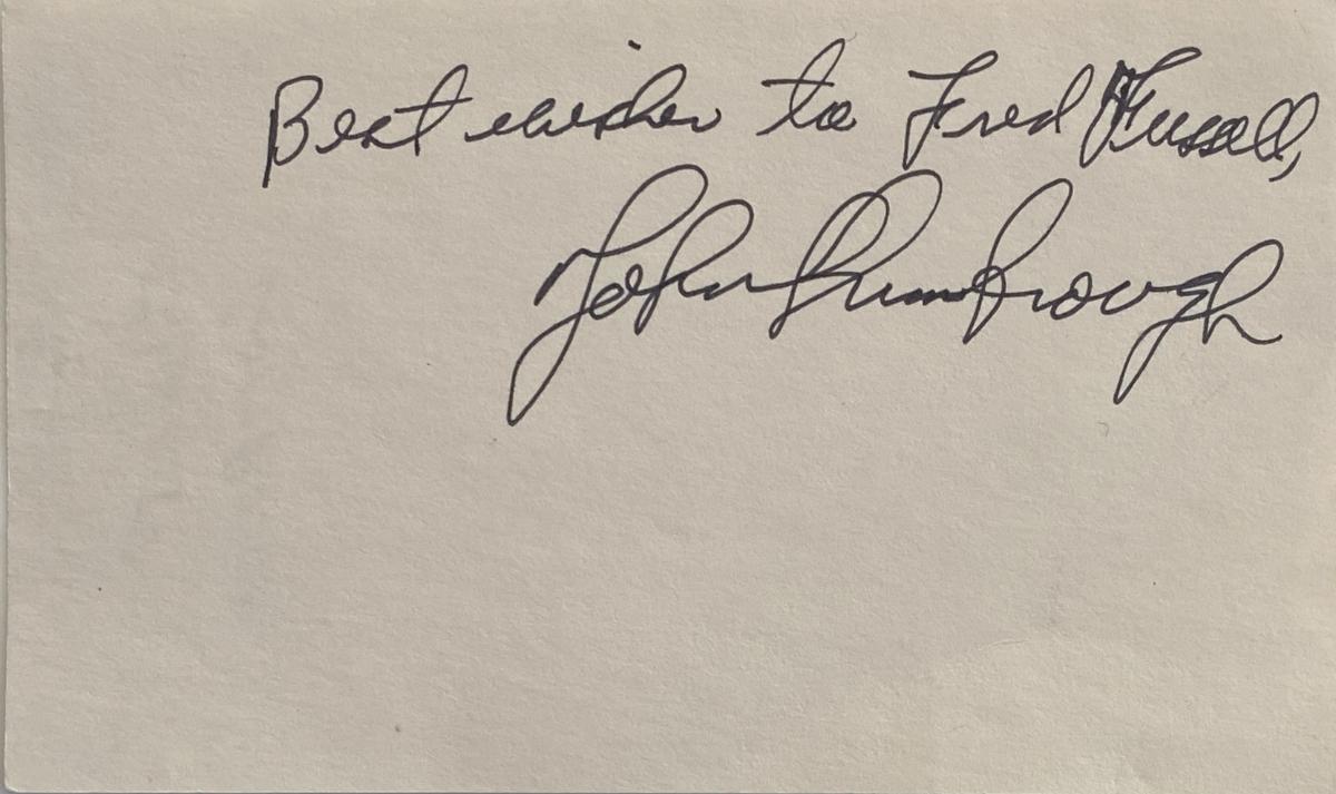 John Kimbrough original signature | EstateSales.org
