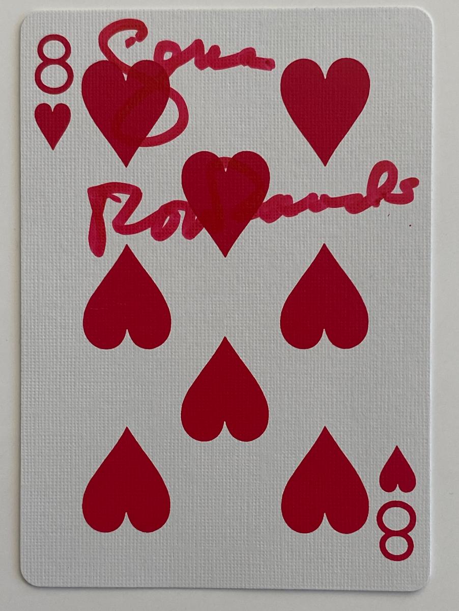 Gena Rowlands signed playing card | EstateSales.org