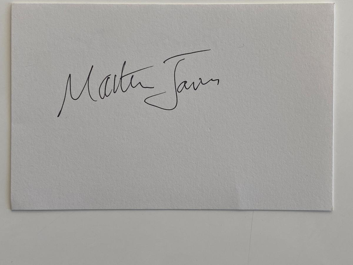Martin James original signature | EstateSales.org