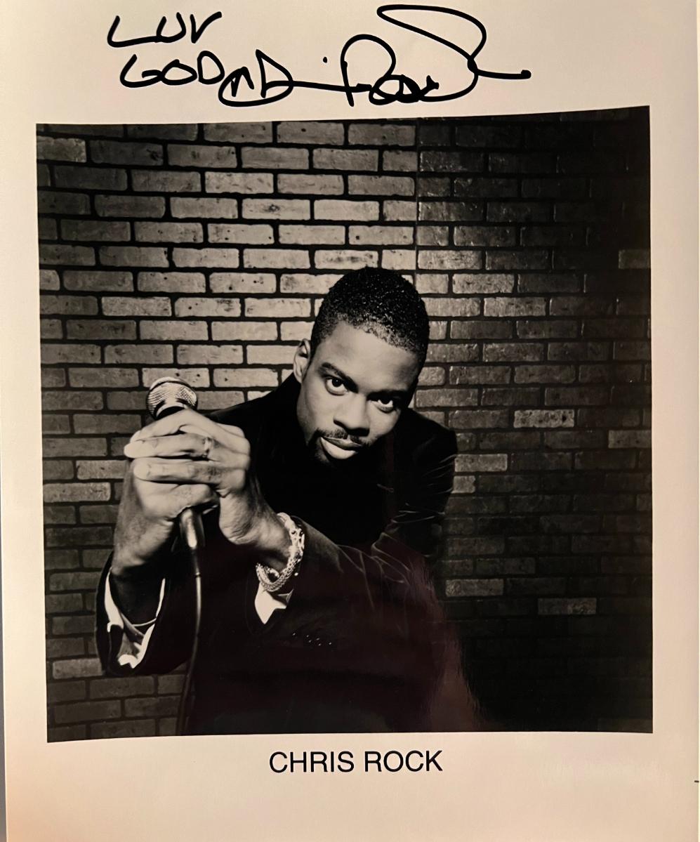 Chris Rock facsimile signed photo. 8x10 inches | EstateSales.org
