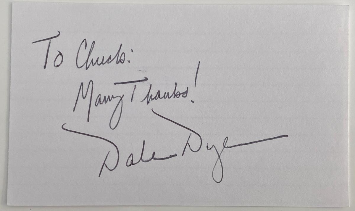 Dale Dye original signature | EstateSales.org