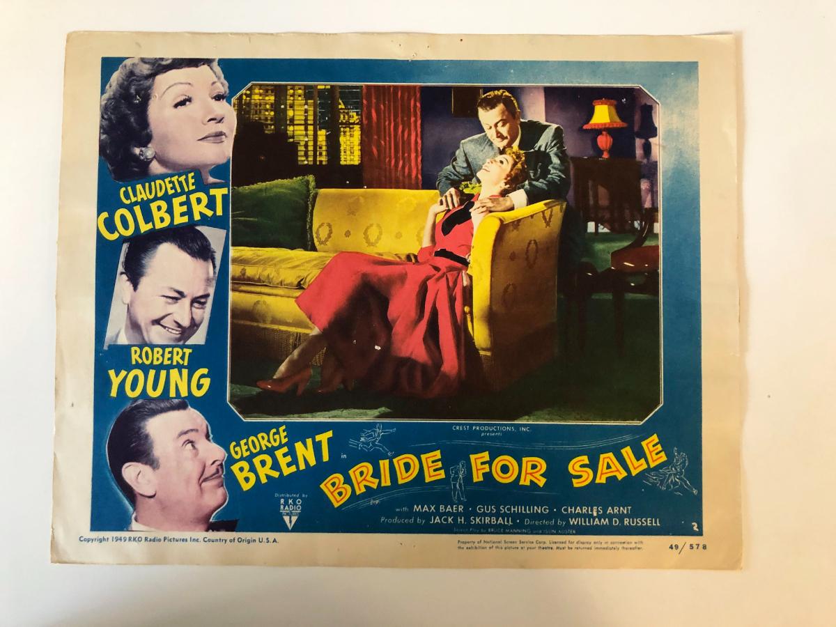 Bride for Sale original 1949 vintage lobby card | EstateSales.org