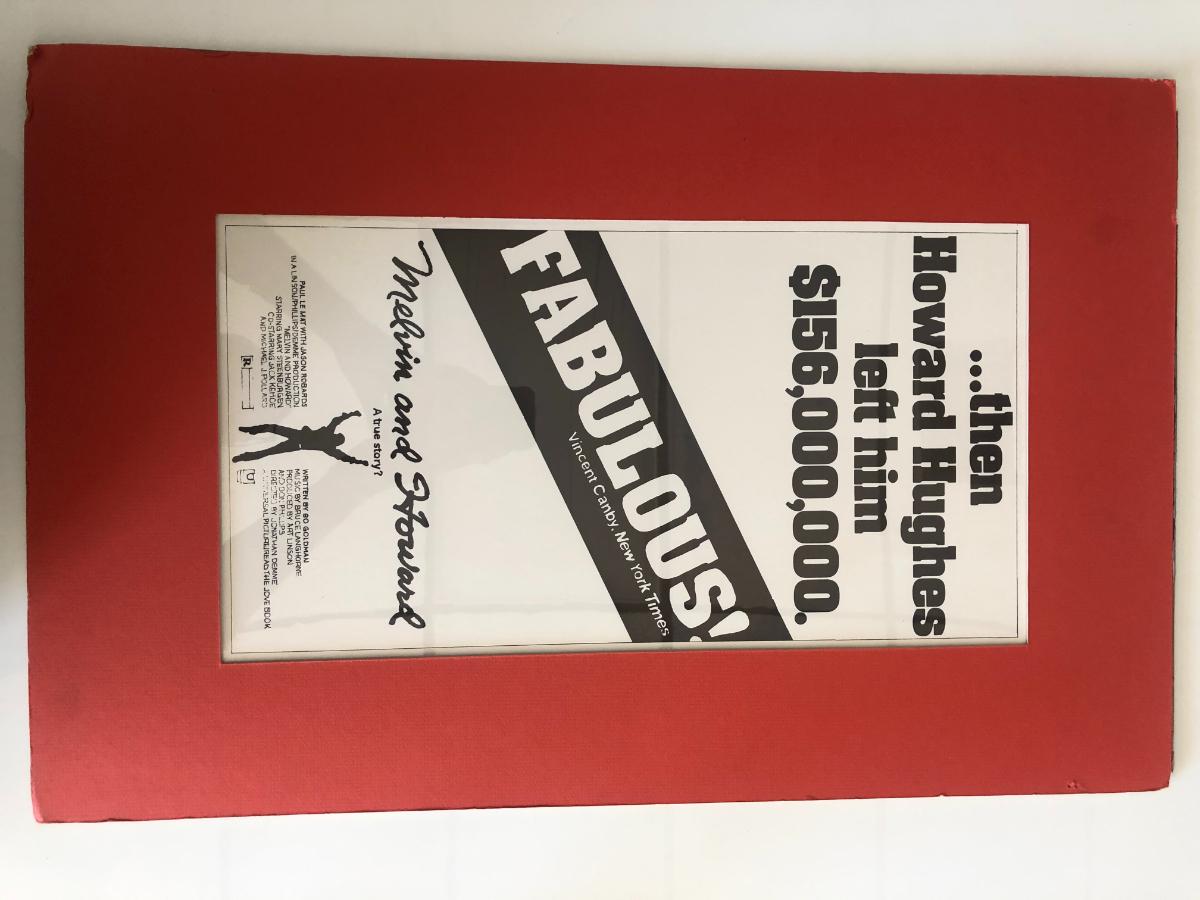 Melvin and Howard Movie Poster | EstateSales.org