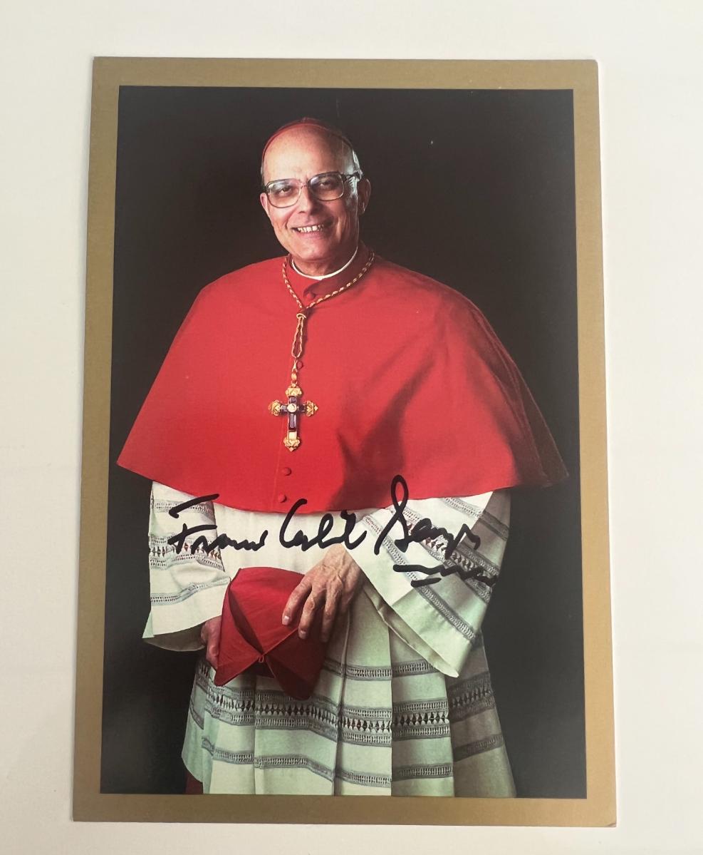 Cardinal Francis George signed photo | EstateSales.org