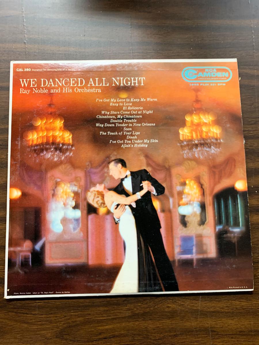 Ray Noble And His Orchestra ‎– We Danced All Night – Album ...