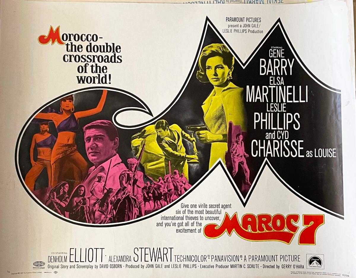 Maroc 7 1967 vintage movie poster | EstateSales.org