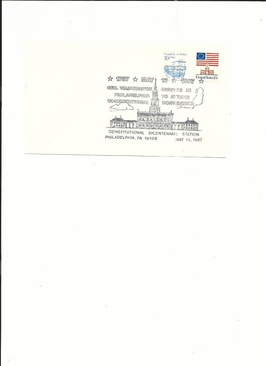 Constitutional Bicentennial Station - First Day Cover - Philadelphia ...