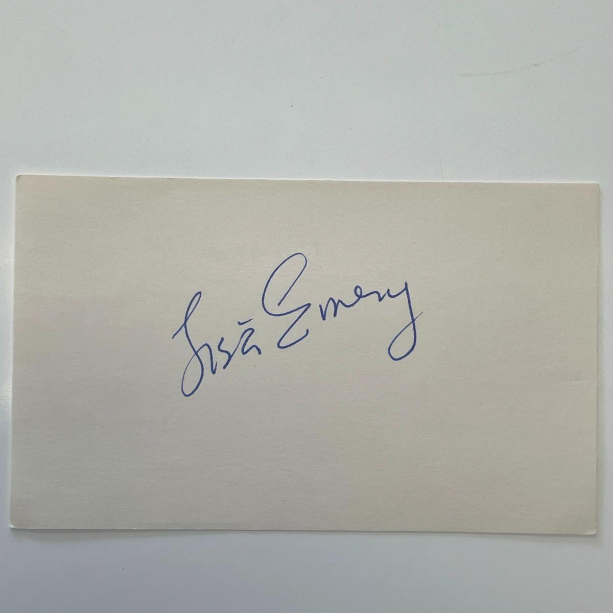 Lisa Emery original signature | EstateSales.org