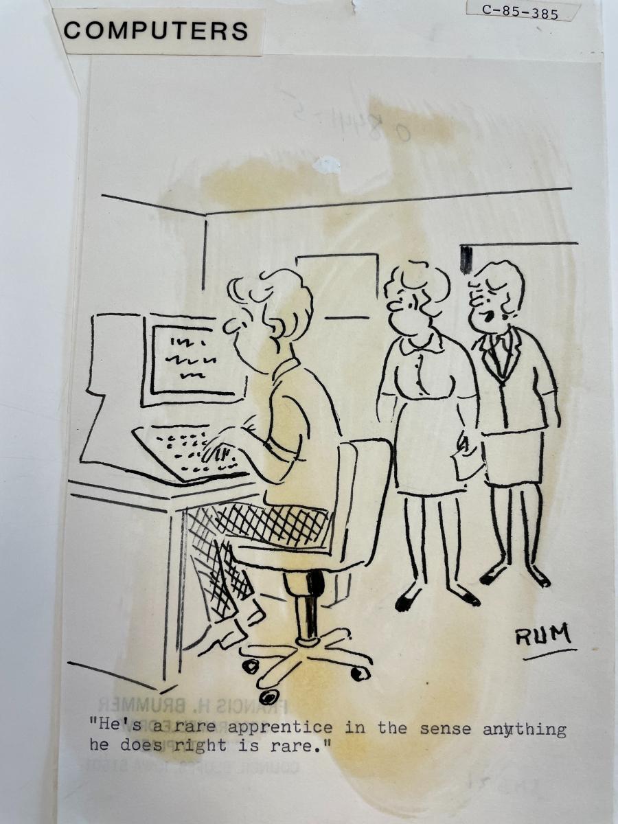 Frank Brummer Original Cartoon | EstateSales.org