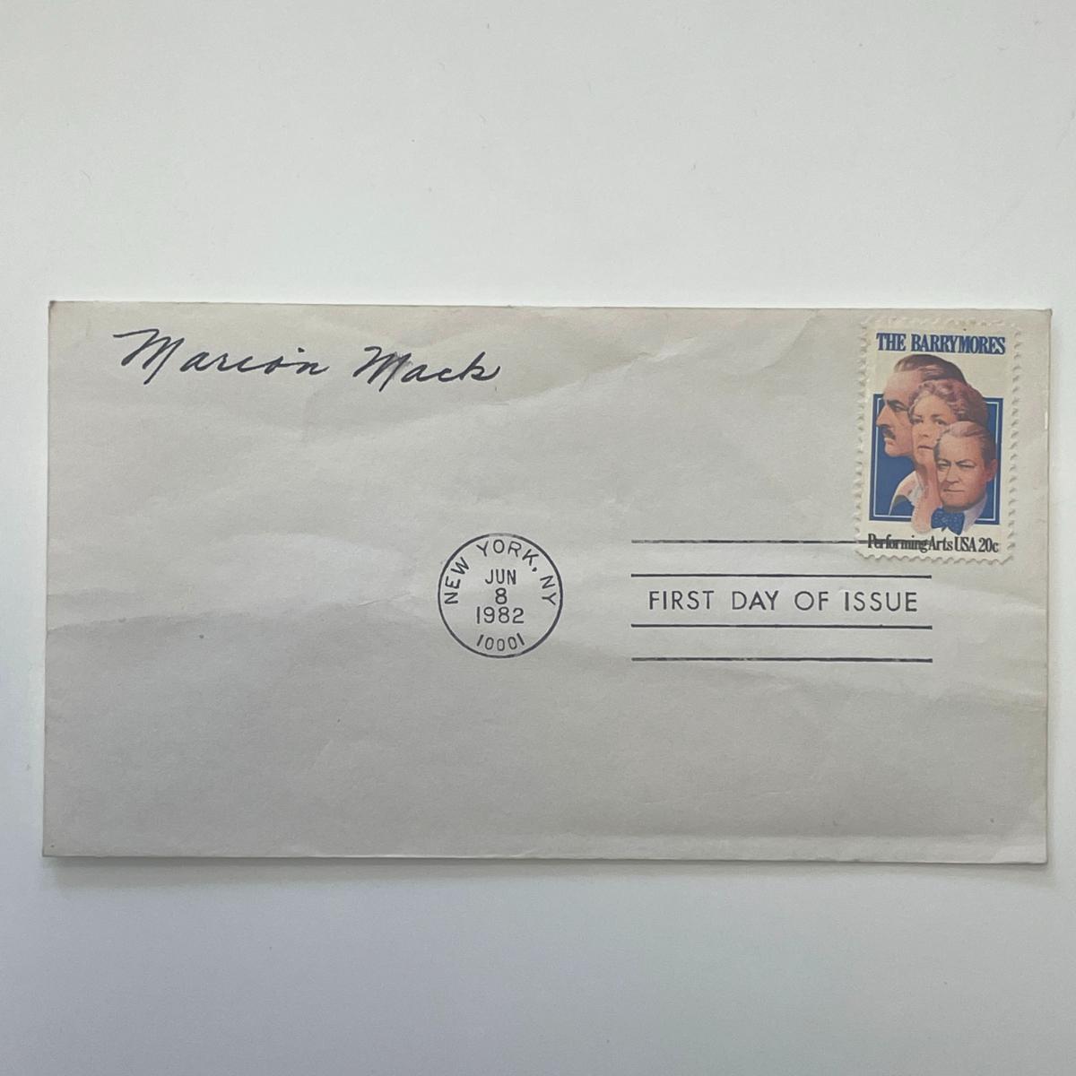 Marion Mack signed 1982 First Day Cover | EstateSales.org