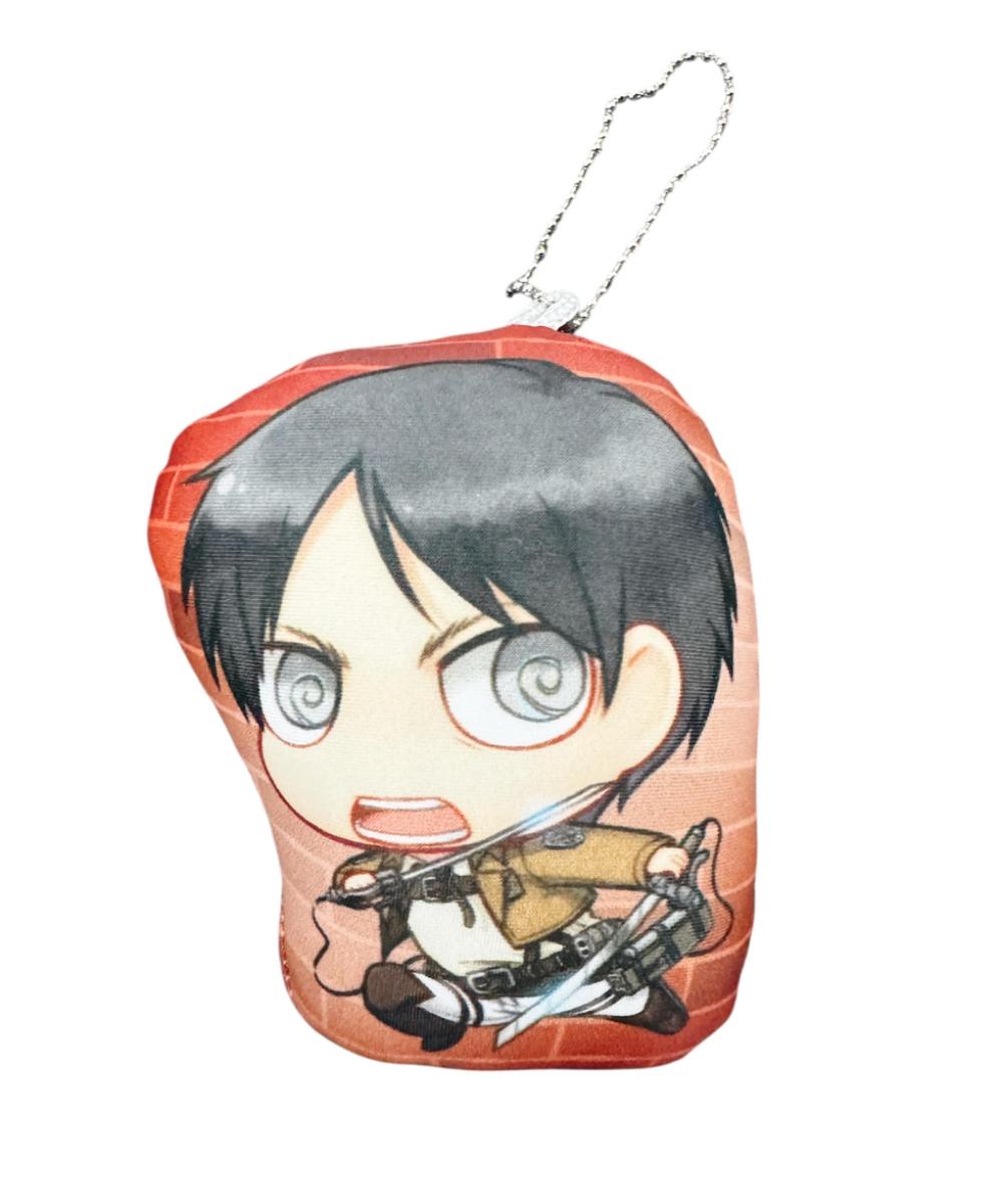 Attack on Titan Eren Plush Keychain Chibi Character ICHIBANKUJI ...