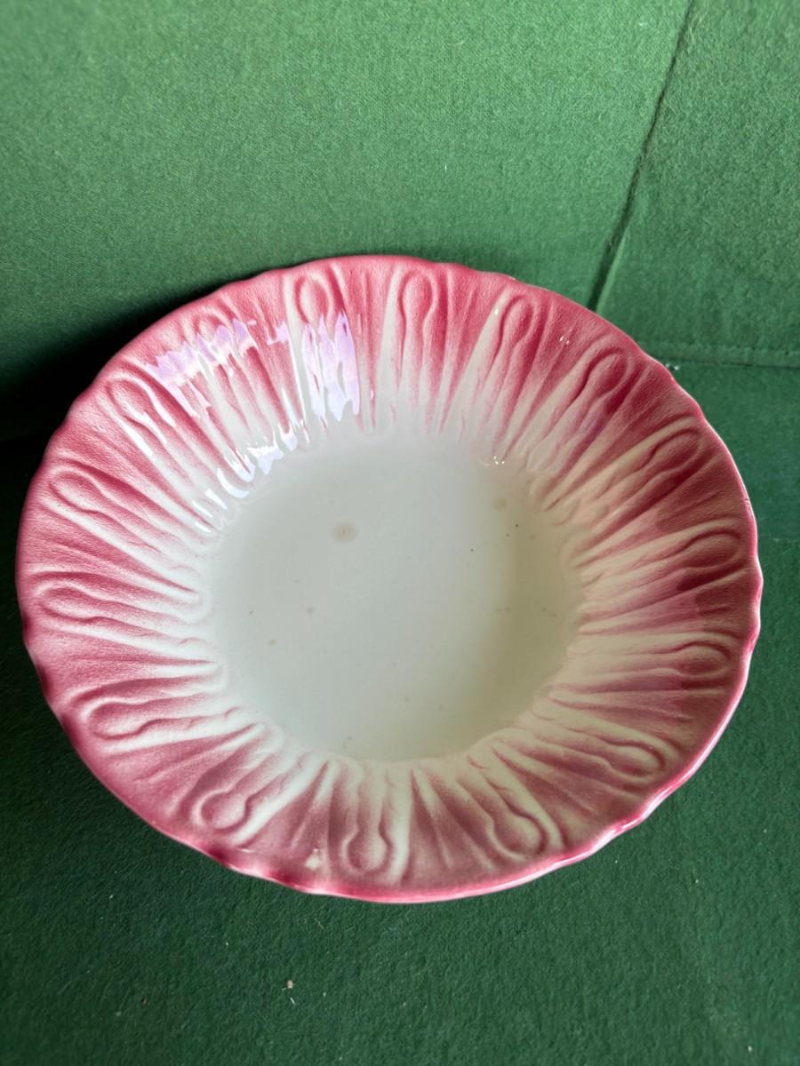 Vintage Scio Pottery pink serving bowl | EstateSales.org