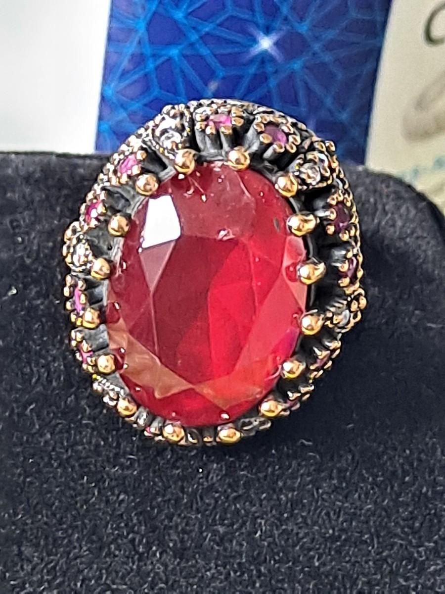 Ottoman Empire Style Ruby Ring | EstateSales.org