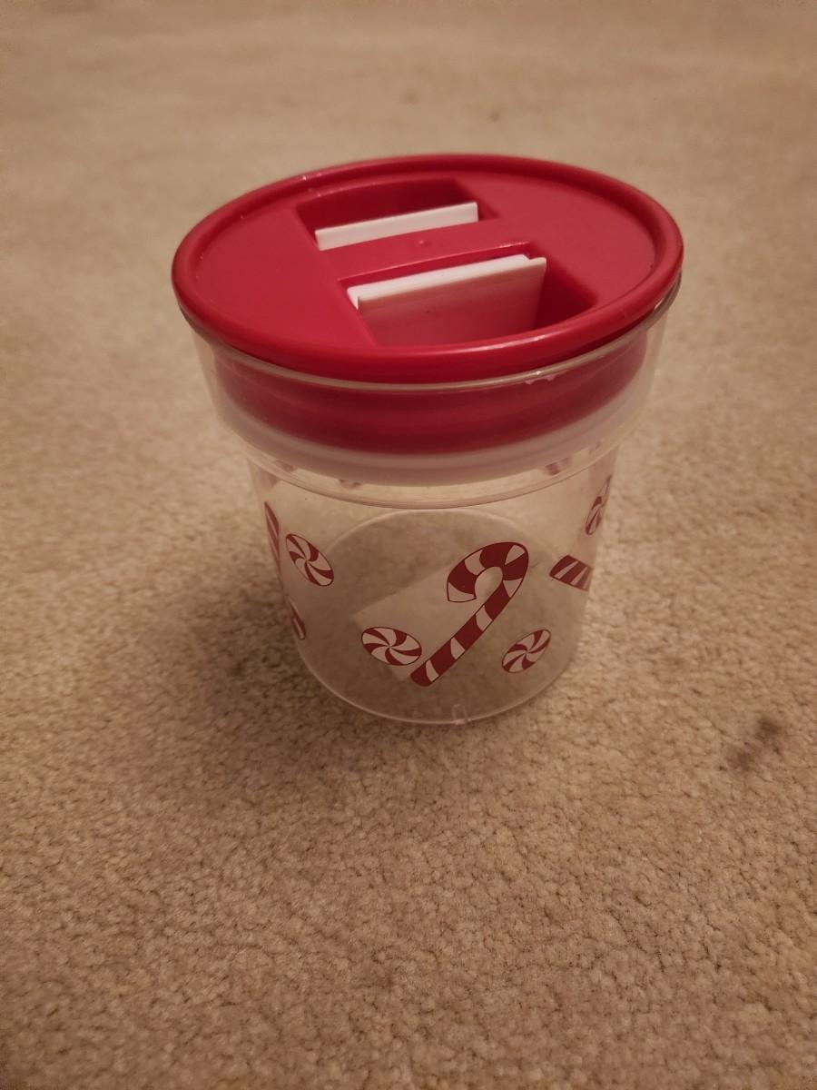 Candy Cane Container | EstateSales.org