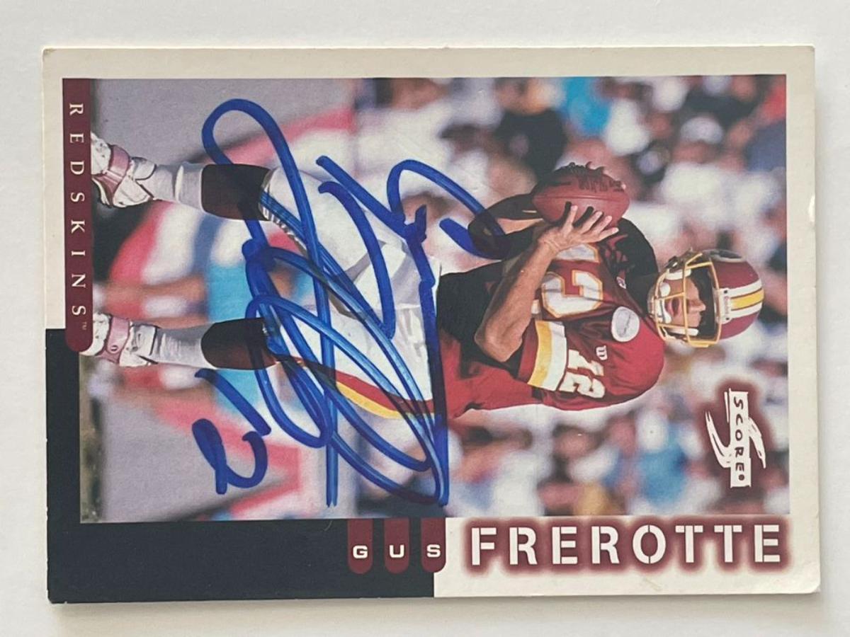 Washington Redskins Gus Frerotte signed 1998 Score #197 trading card ...