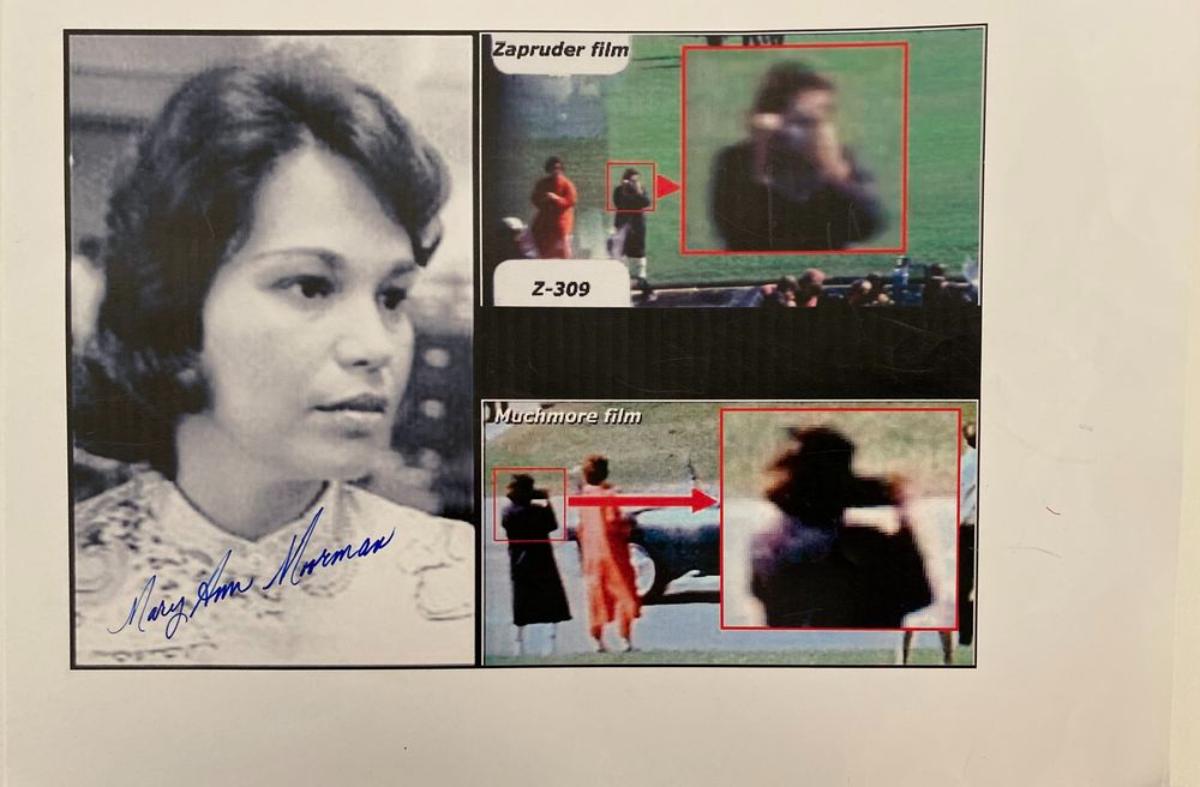 JFK Assassination Civilian Photographer Mary Ann Moorman signed photo ...