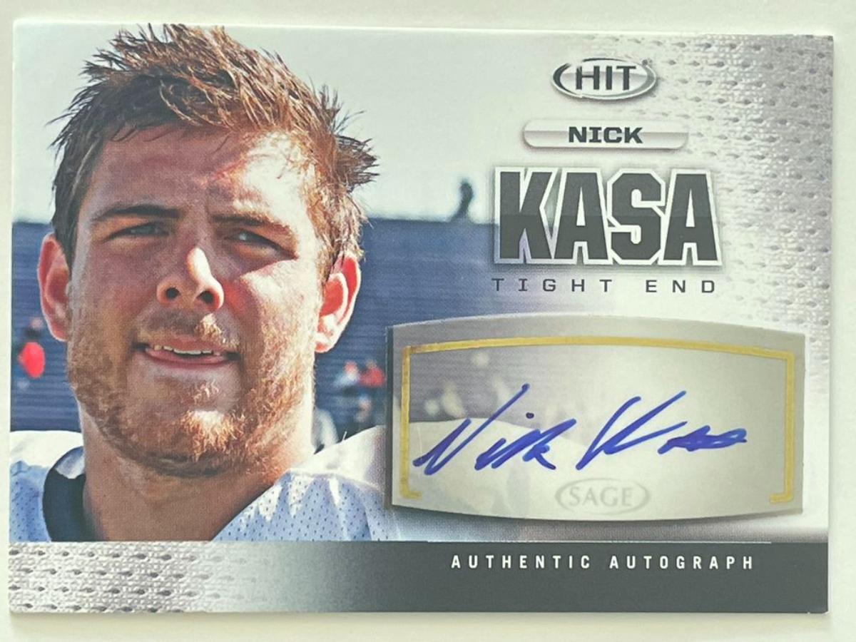 Nick Kasa signed autograph card | EstateSales.org