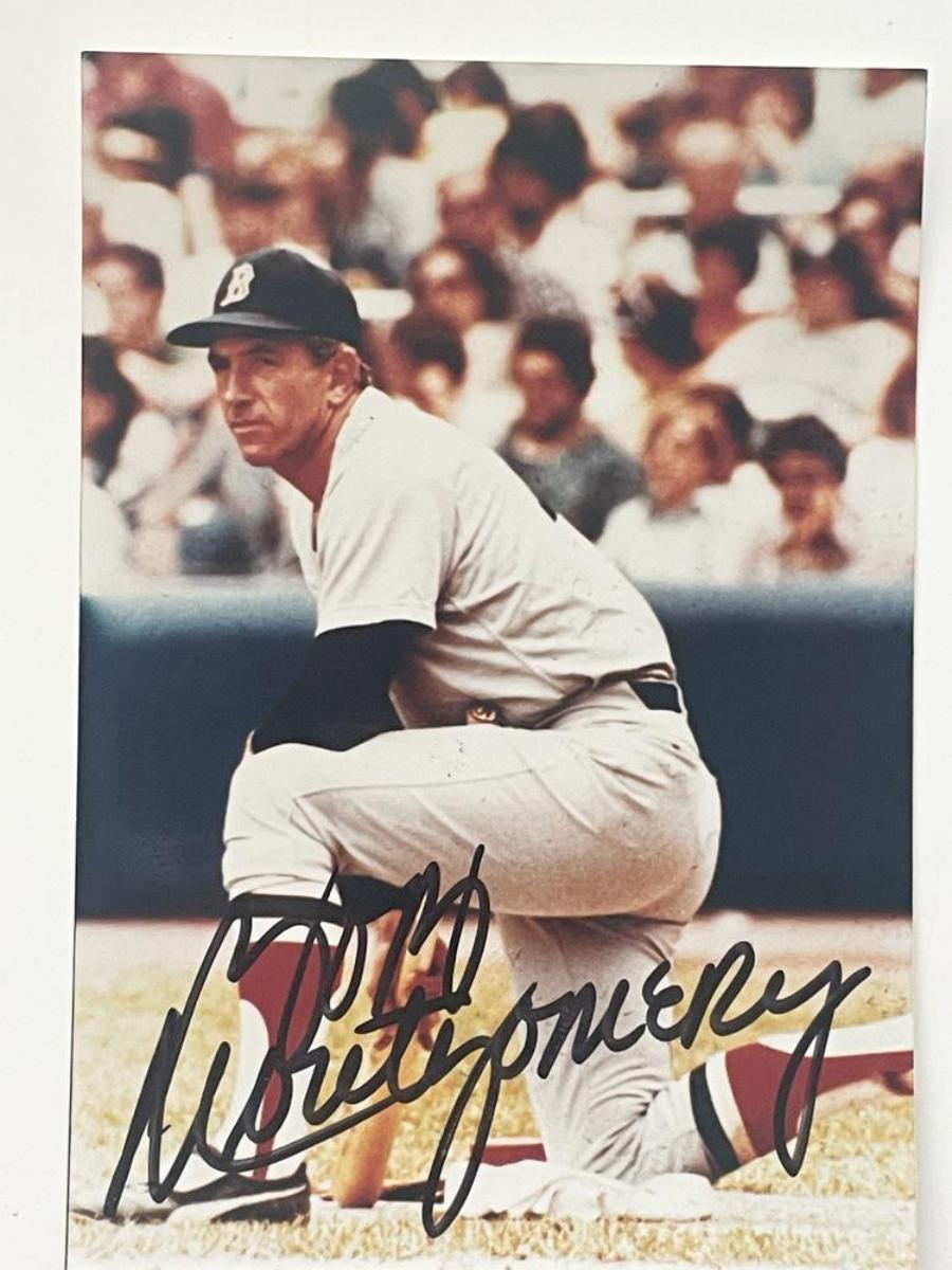 Bob Montgomery signed photo post card | EstateSales.org