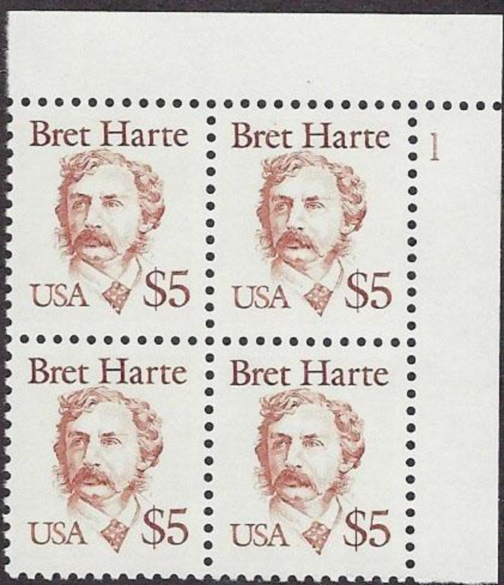 $5 Bret Hart Writer Plate Block | EstateSales.org