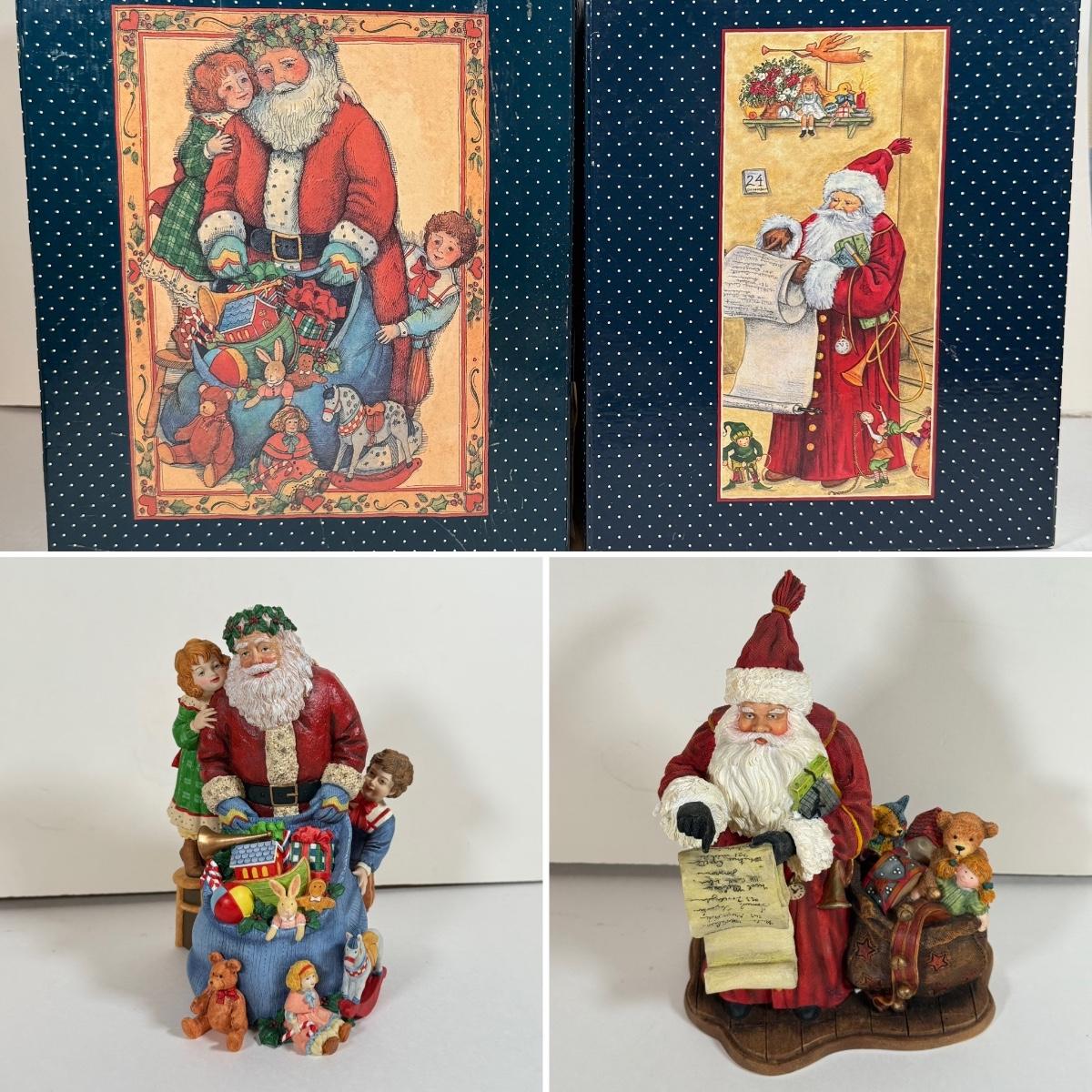 LOT 231K: Lang & Wise Classic Santa Collection w/ Original Boxes: First ...