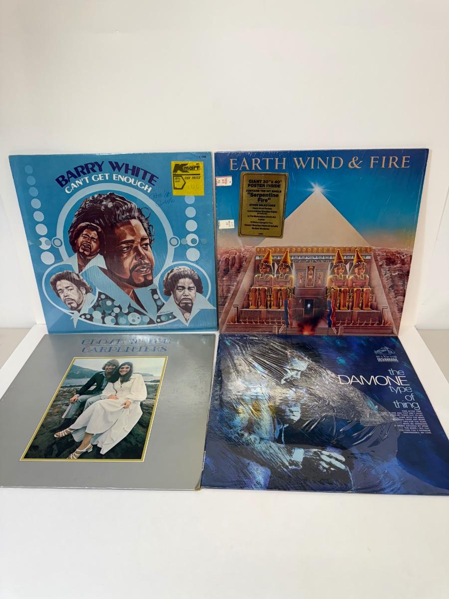 LOT 23: Records: Earth, Wind & Fire, Barry White, Nat King Cole and ...