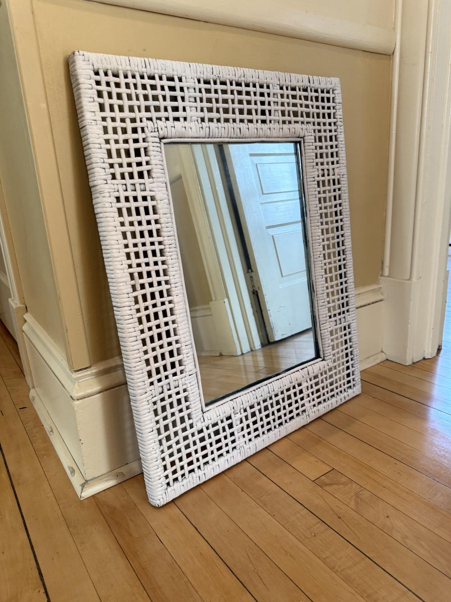 Wicker Mirror | EstateSales.org
