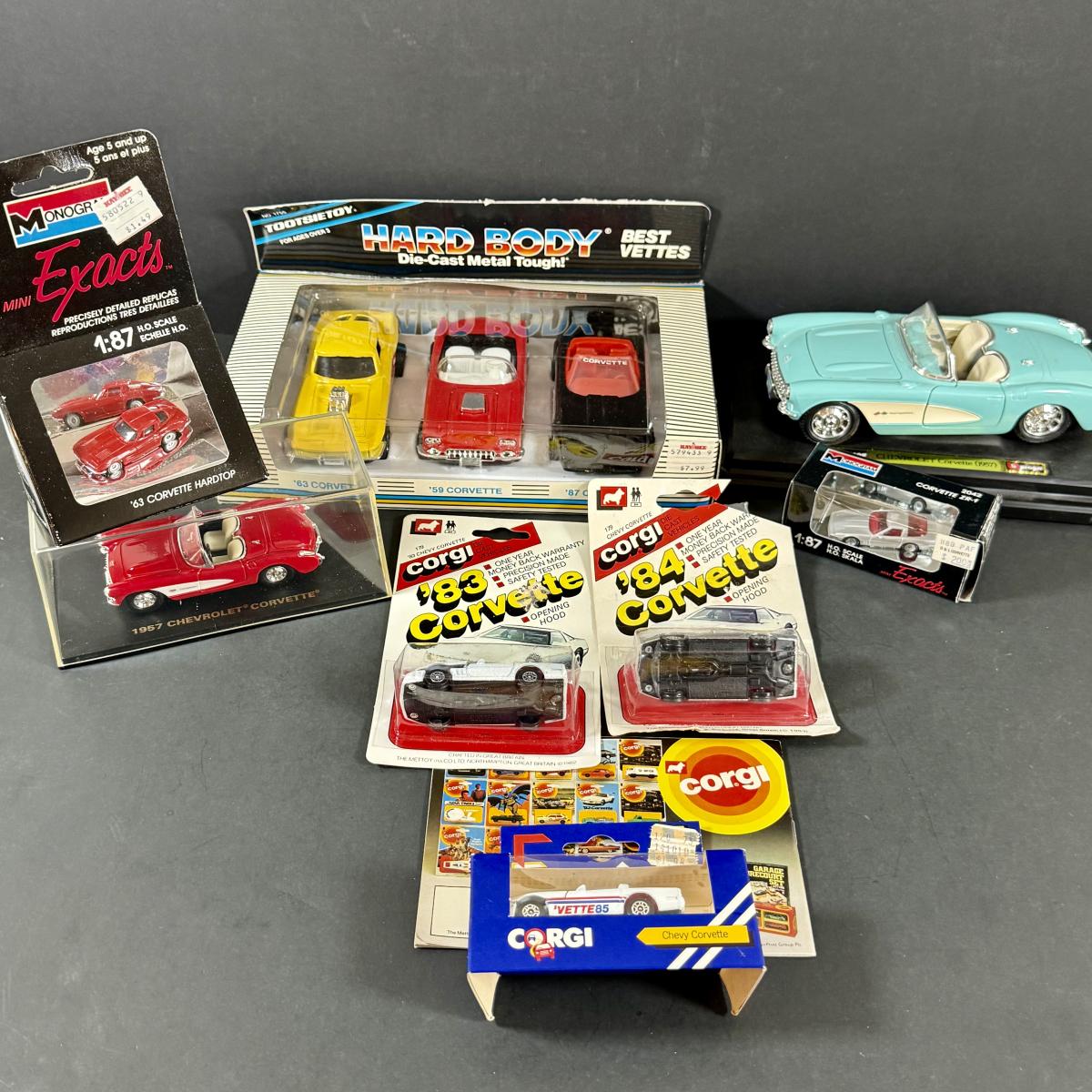 LOT 54: Tootsie Toy - Set of Three (3) Vintage Corvettes and Other ...