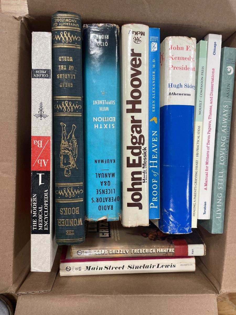 Small box of books | EstateSales.org