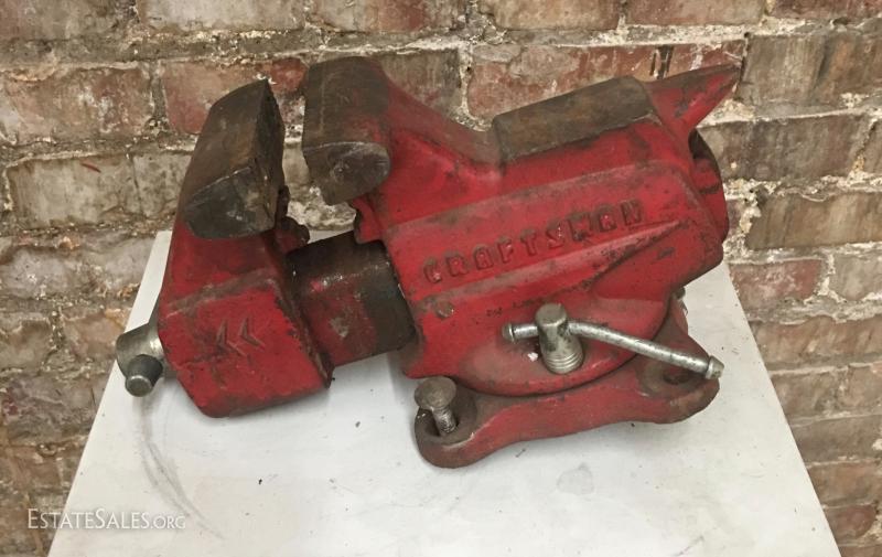 Craftsman 4 Bench Vise Made In USA EstateSales craftsman-4-bench-vise-made-in-usa-estatesales