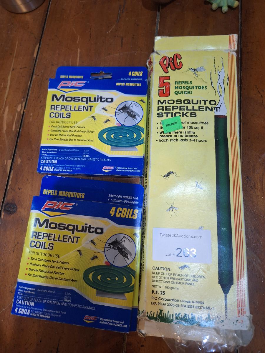 Mosquito repellent sticks and coils | EstateSales.org
