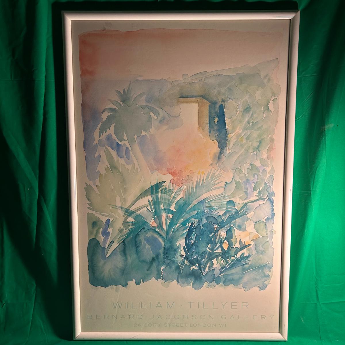 William Tillyer Framed Exhibition Poster | EstateSales.org