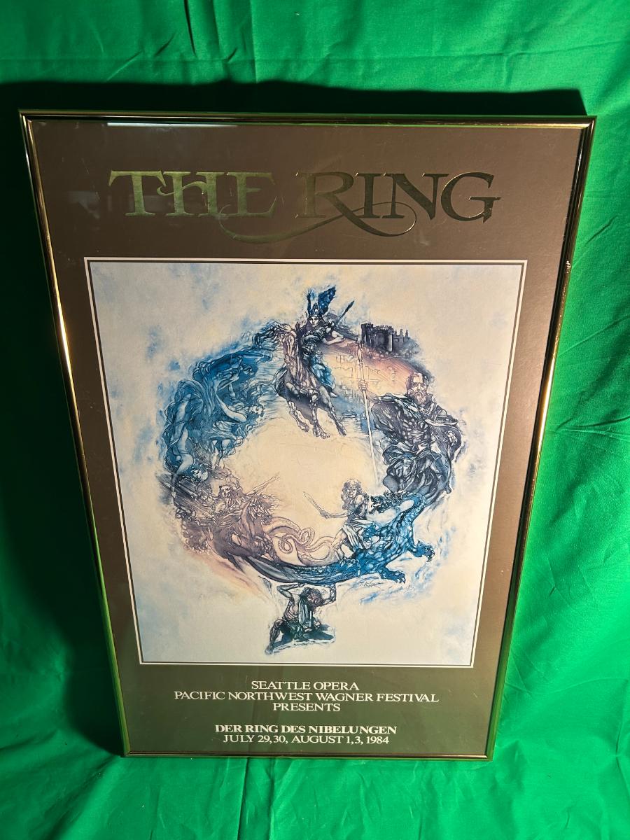 Framed 1989 ‘The Ring’ Seattle Opera Poster | EstateSales.org