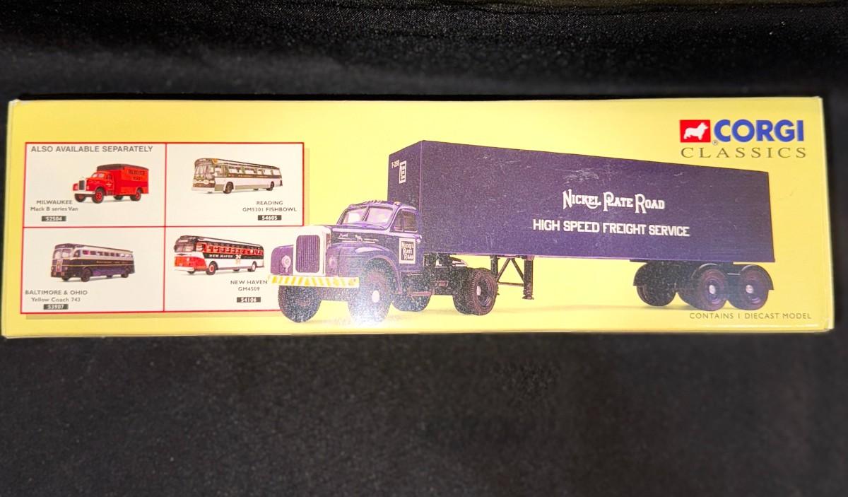 Corgi Classics Die Cast Mack B Series Semi Nickle Plate Road ...