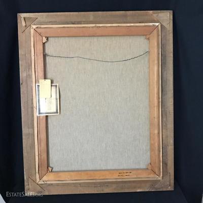 Lot 94 - Original Oil Painting by Josef Kugler | EstateSales.org