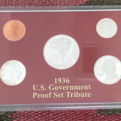 1936 U.S. Goverment Proof Set Tribute | EstateSales.org