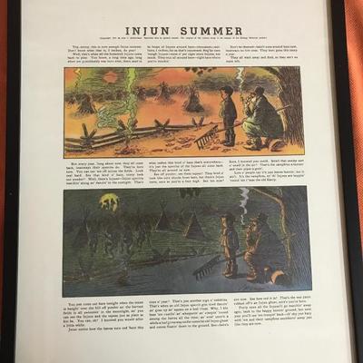 Vinatege Print "Injun Summer" | EstateSales.org