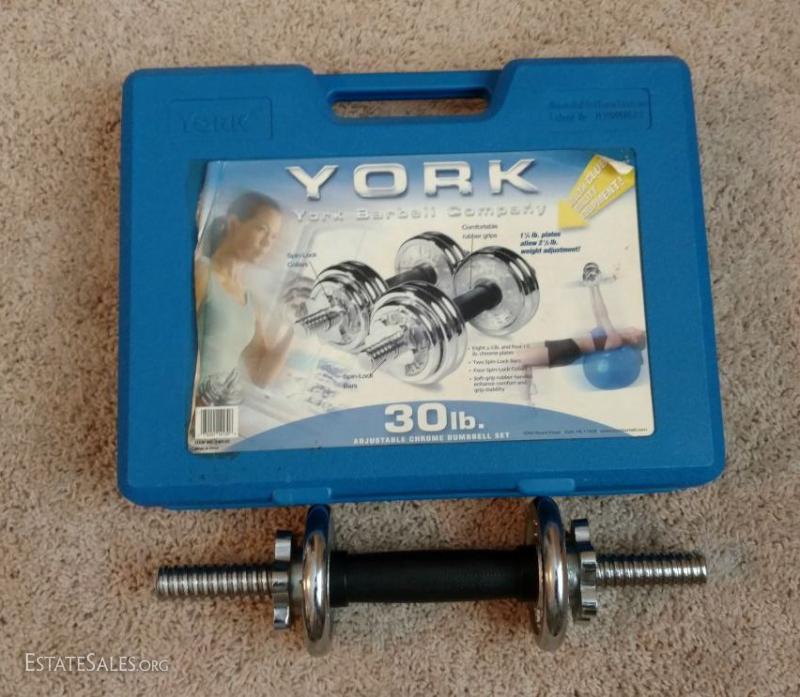 Adjustable Bar-Bell set | EstateSales.org