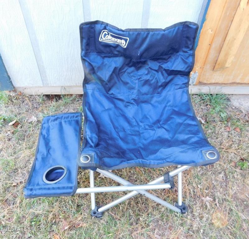 Coleman Brand Activity Fold Chair With Case EstateSales coleman-brand-activity-fold-chair-with-case-estatesales