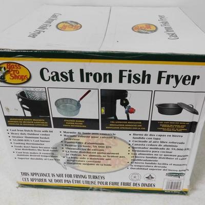 Bass Pro Shop Cast Iron Fish Fryer | EstateSales.org