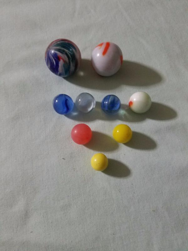 Vintage Marbles (different sizes) (9 total) | EstateSales.org
