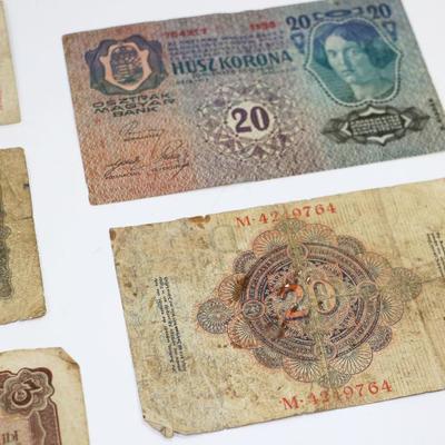Old Antique paper Money Lot - International Banknotes - Lot of 5 ...