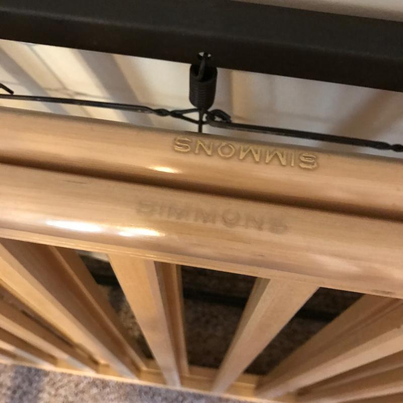 Lot 40 - Simmons Baby Crib and Chair | EstateSales.org