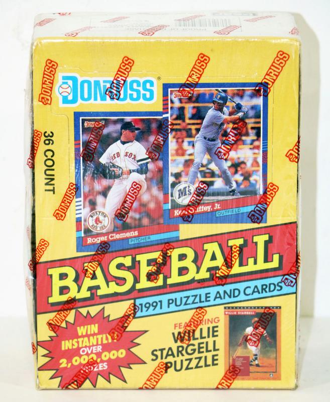 1991 Donruss Baseball Cards & Puzzle - Factory Sealed Box #515-16