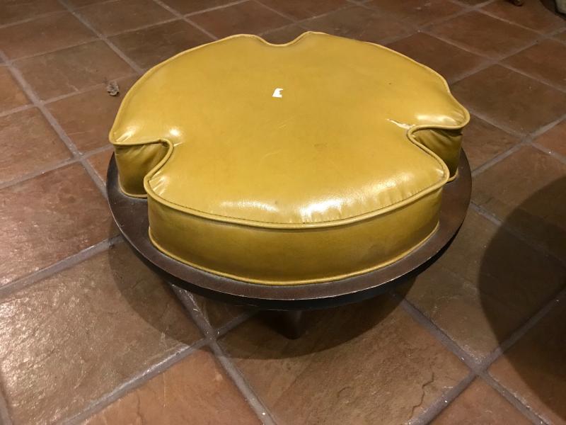 Lot 180- MCM Round Stacking Stool | EstateSales.org