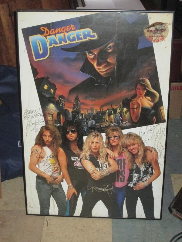 Danger Danger Rock Band Poster EstateSales Danger Danger Rock Band Poster EstateSales