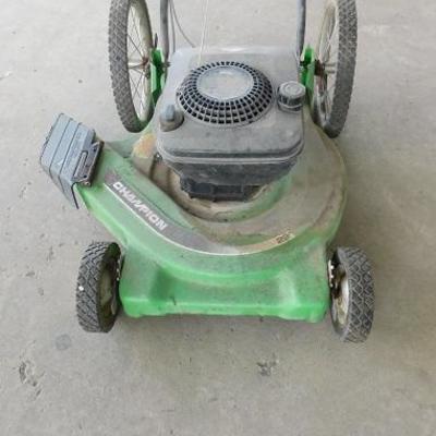 Champion Push Mower Pull Start | EstateSales.org